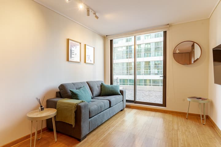 Premium El Golf•cozy•smart Home•parking•metro3min - Las Condes