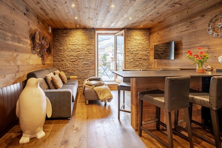 Centre Ville! Luxueux Chalet Appartement - Chamonix