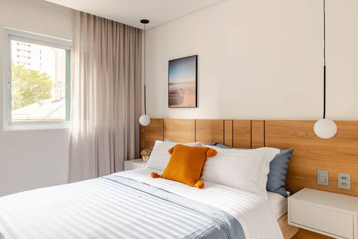 Studio ÉLégant Itaim | Confort Hôtel + Ménage Q - São Paulo