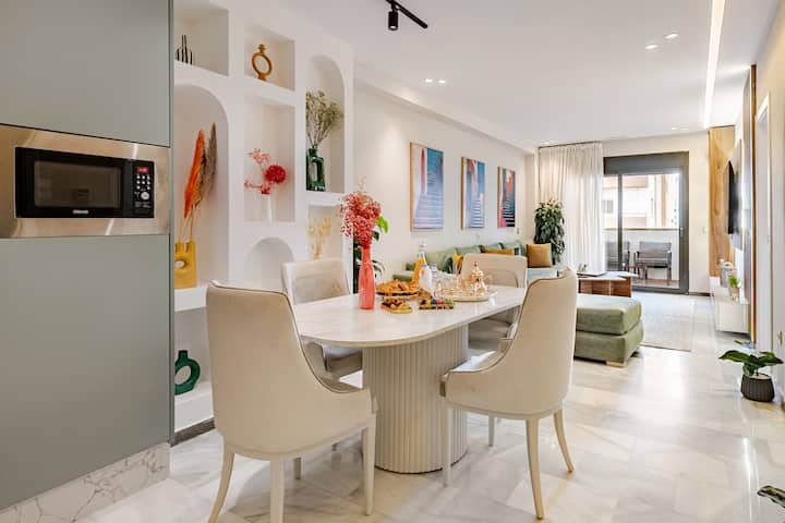 The Shine Stay - 2 Bedrooms & Balcony Near Beach - Tangier