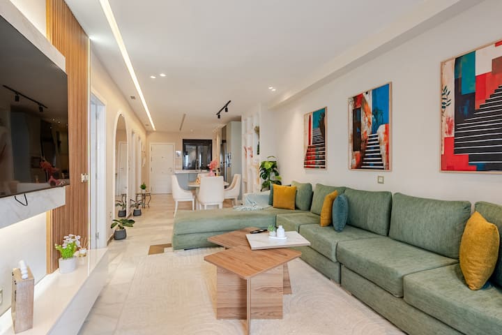 The Shine Stay - 2 Bedrooms & Balcony Near Beach - Tangier