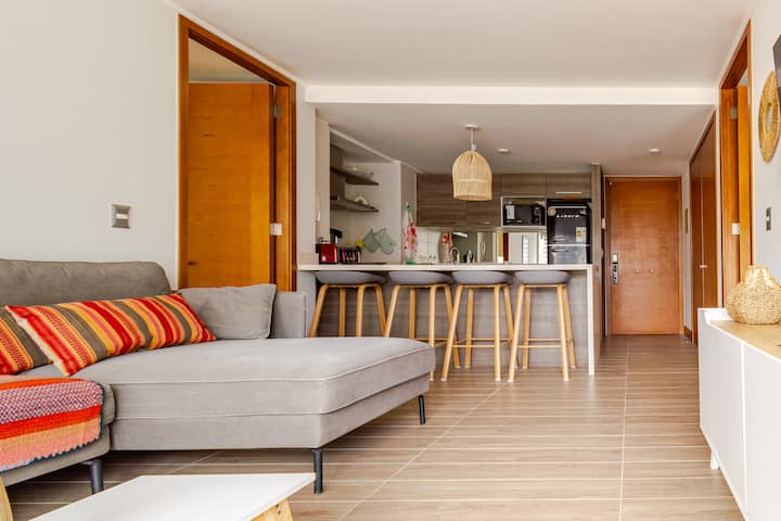 Acogedor Dpto. Para 4 En Concón - Concón