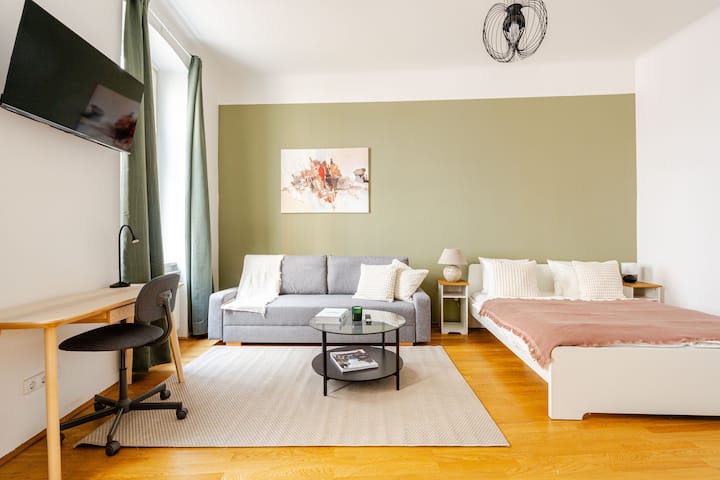 Big Studio In Best Location, Vienna Style, 1month+ - Bécs