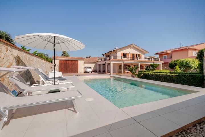 Villa Carmen Con Piscina Vicino Al Mare - Siracusa
