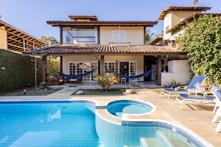 Casa Encantadora C/ Piscina Grande E Churrasqueira - Ilhabela