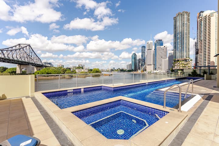 River View Apt With Pool, Parking And Gym - Brisbane
