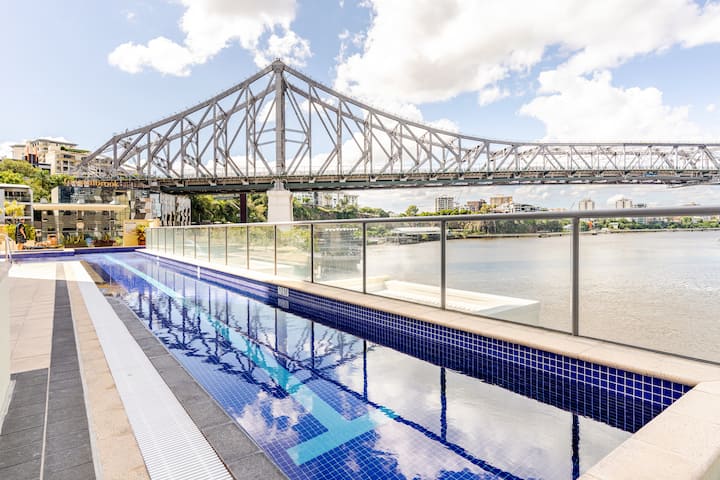 River View Apt With Pool, Parking And Gym - Brisbane
