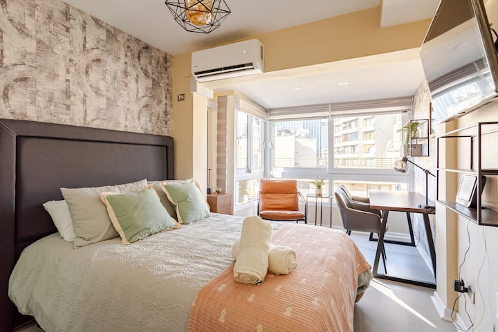 Bellas Artes - Espectacular Apto. With Aircon - Santiago