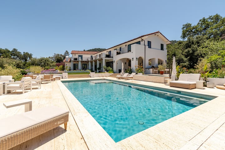 Ojai Luxury Villa 6 Mi. To Ojai W/ Yoga Dome - Ojai, CA