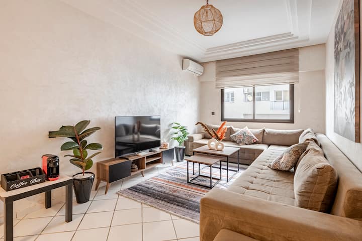 Stunning Boho Style Apartment - Rabat