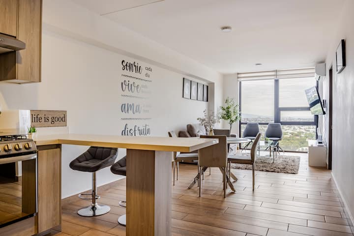 Moderno Depa A 3 Mins Fundidora Y Tec De Mty - Monterrey