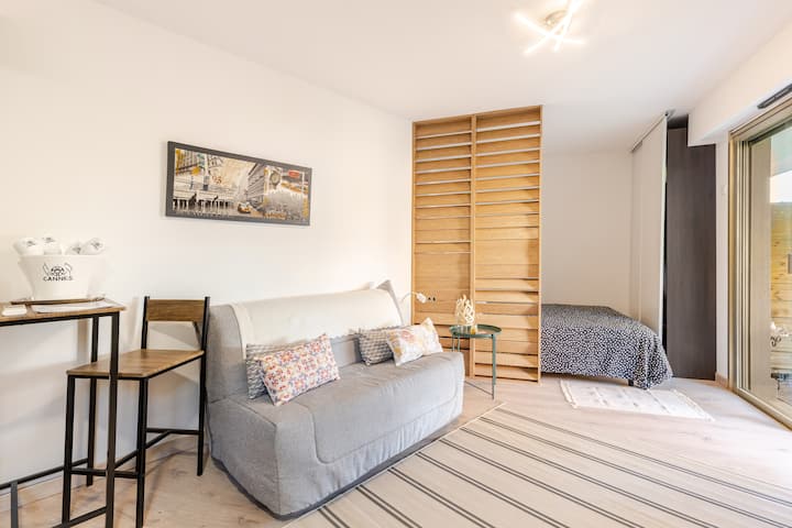 Appart Cannes Avec Jardin Très Proche Centreville - Valbonne