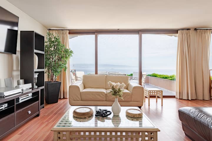 Modern Ocean View Flat | Short Walk To The Beach - Concón