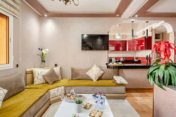 2min Train Tgv 10min Stade Foot&5min Corniche - Rabat