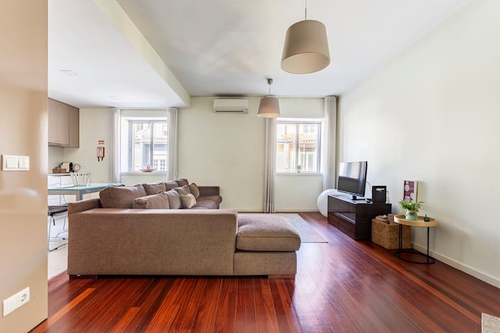 Abranca Duplex Apartment 2br. Wifi*ac*cabtv - Braga