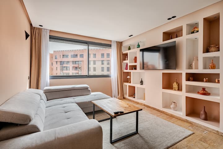 Modern Oasis In Gueliz - Balcony & Comfort - Marrakesh