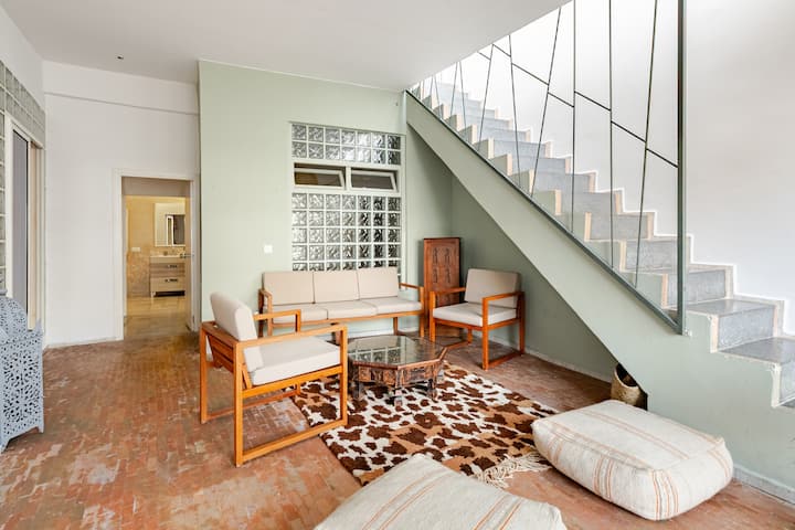 R02- 4br Stylish Villa - Cozy Patio-downtown Rabat - Rabat