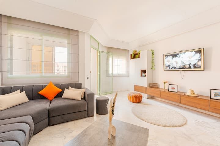 3ch Confort + Piscine – Quartier Hivernage - Marrakech