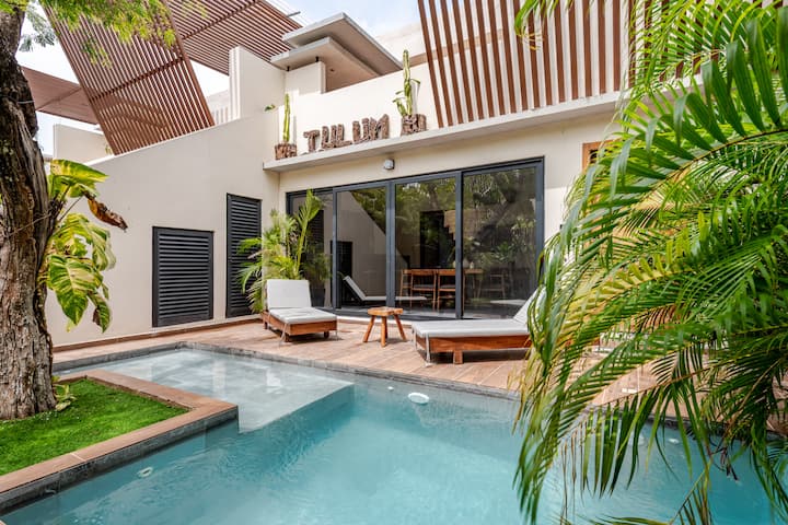 New Villa Paraíso 4 Bedrooms Sleeps 12 & 2 Pools - Tulum