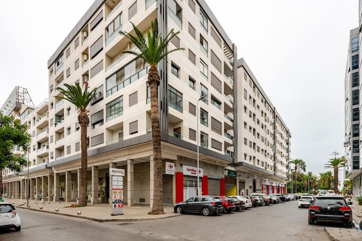 Plage 5 Min à Pied - A/c - Commerces -Ascenseur - Mohammedia