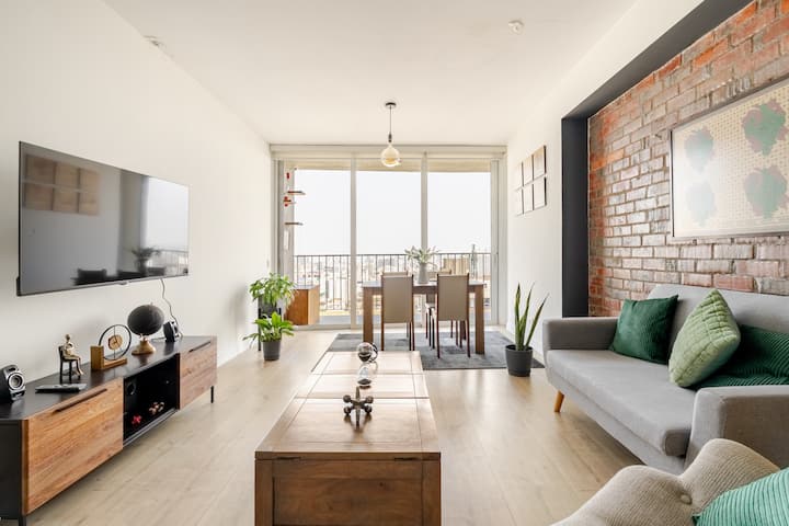 3 Bd Apt In The Heart Of Miraflores With Grill - Peru