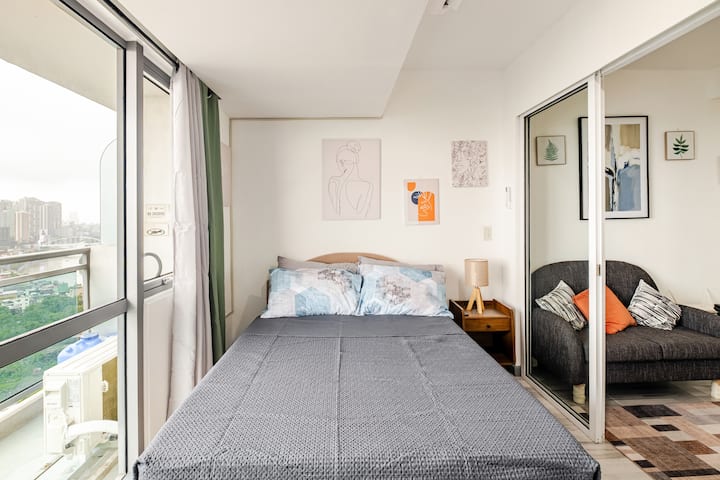 Cozy 1br Condo In Mandaluyong Across Powerplant - 馬卡蒂