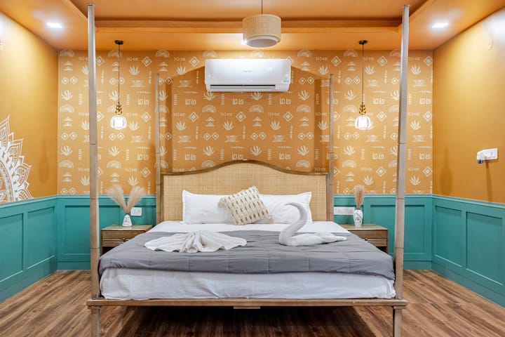 Pink City B&b ~ The Rustic Mandala Suite - Jaipur