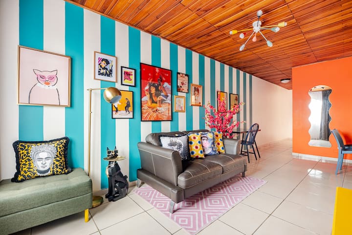 Vintage + Pop: 2br With Ac And Parking #03 - San José