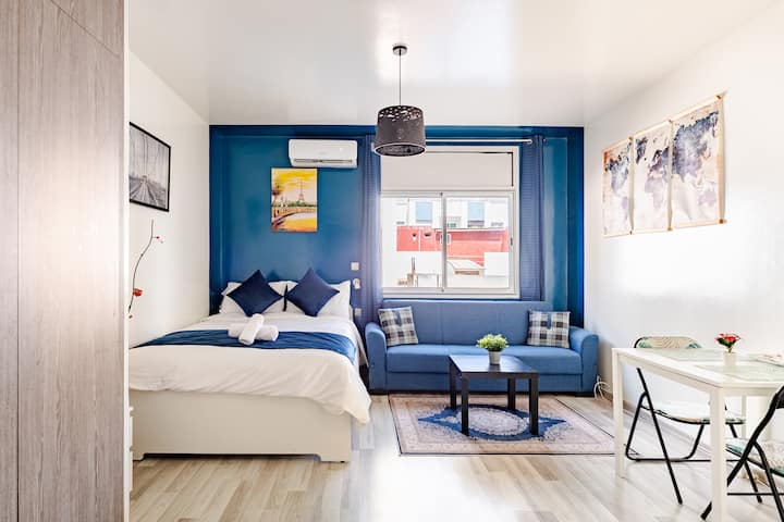 Studio, A/c, Fast Internet, 3 Min à Pied Du Mall - Rabat