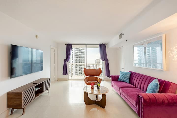 Oceanview Brickell Penthouse 40 Fl Pool Free Parkg - Miami, FL