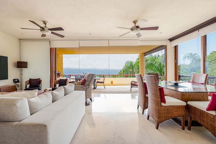 Beachfront Condo En Punta Esmeralda | Vista Al Mar - La Cruz de Huanacaxtle