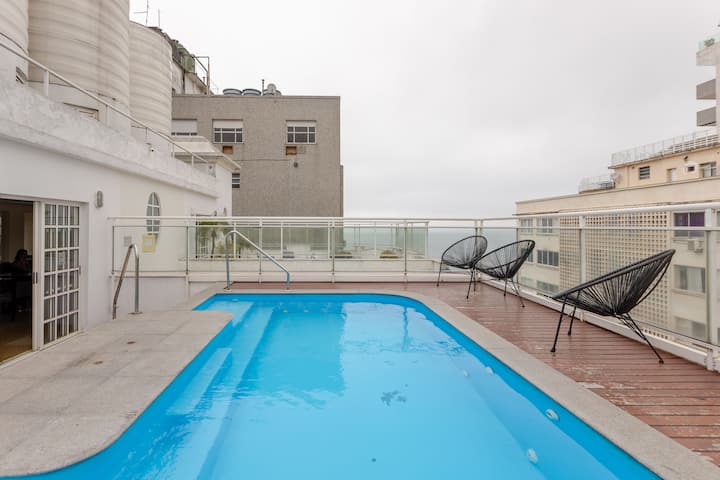 Retreat In Copacabana  Beach, Pool + Gym - Brasil