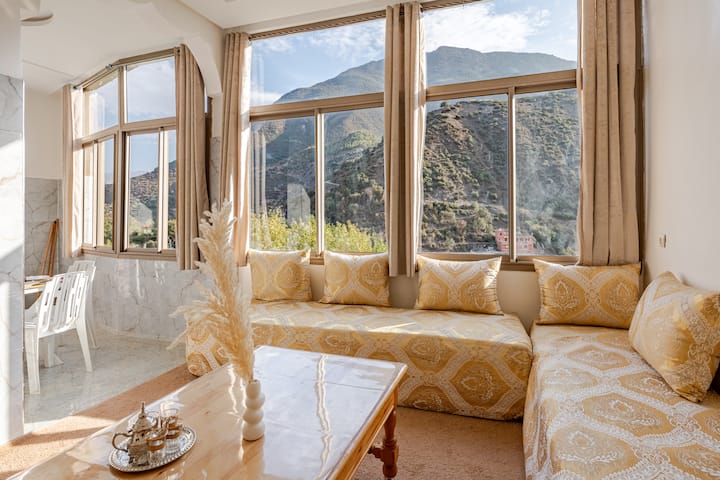 Maison Authentique Ourika Avec Vue Sur L’atlas - Morocco