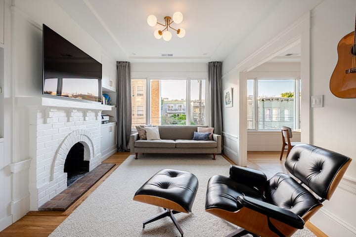 Bright Mission Flat – 2br/2ba (Family Friendly) - San Francisco, CA