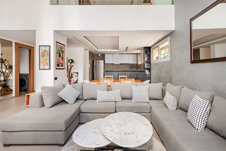 Loft Exclusif Avec Jardin - Rabat
