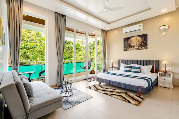 Villa Aqua Verde-3bhk Townhouse Pvt Pool & Terrace - 果阿邦