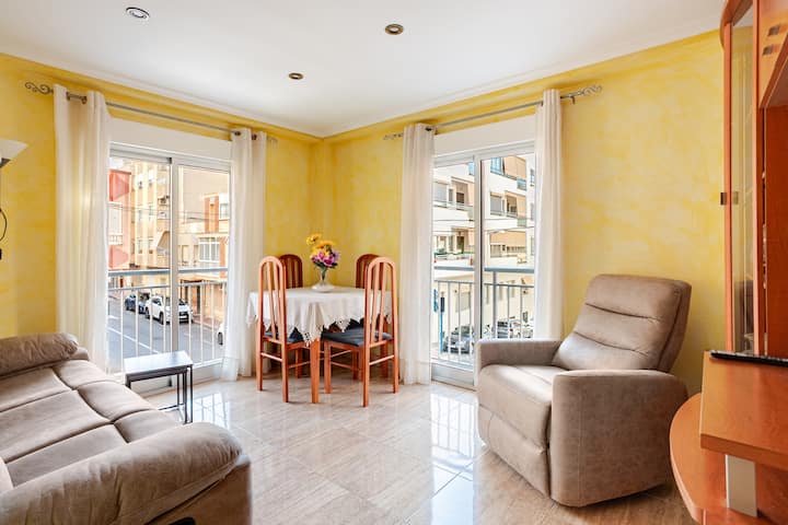 Apto En Santa Pola, Muy Luminoso Y Cerca De Playa - Santa Pola