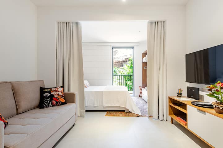 Glória | Studio Novo Com Rooftop Espetacular - Glória