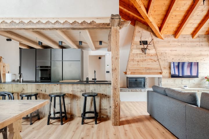Sky Loft @ Cervo | Panoramic Penthouse In Moena - Moena