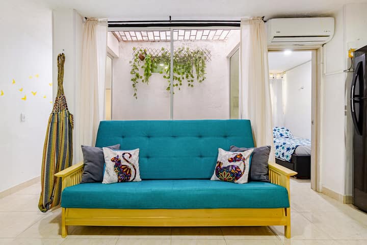 A/c & Fast Wi-fi • Santa Marta Historic Center - Taganga