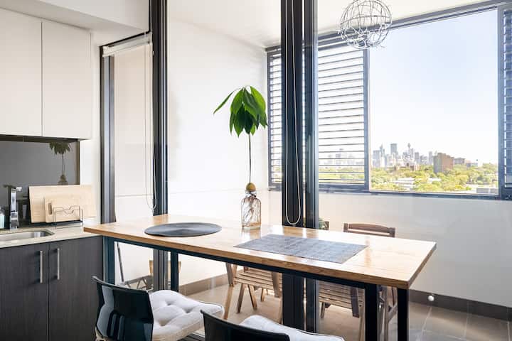 Modern Zetland Apartment With Views, Pool, Balcony - Sidney