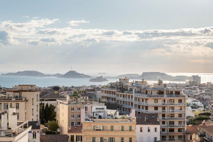 Appart En Hauteur, 66m2, Avec Superbe Vue - Marseille