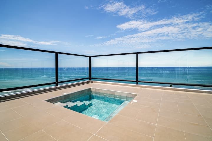 Lujo Costero Con Jacuzzi Y Vistas Al Mar - Manta