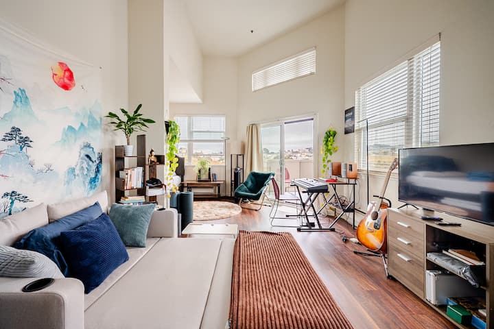 Cozy & Spacious Studio Apt. Overlooking Japantown - Mount Davidson – San Francisco
