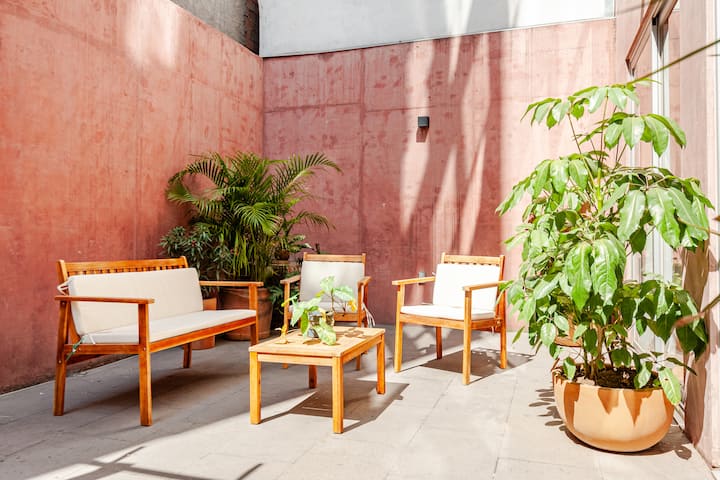 Gorgeous Garden House W/ Private Patio Roma Norte - Mexico