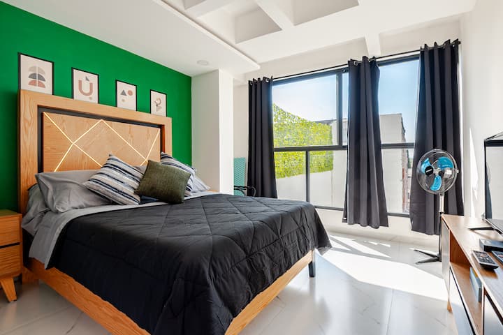 Depto. Nuevo Roma Sur 406 · Wifi Rápido, Smart Tv. - Mexico State