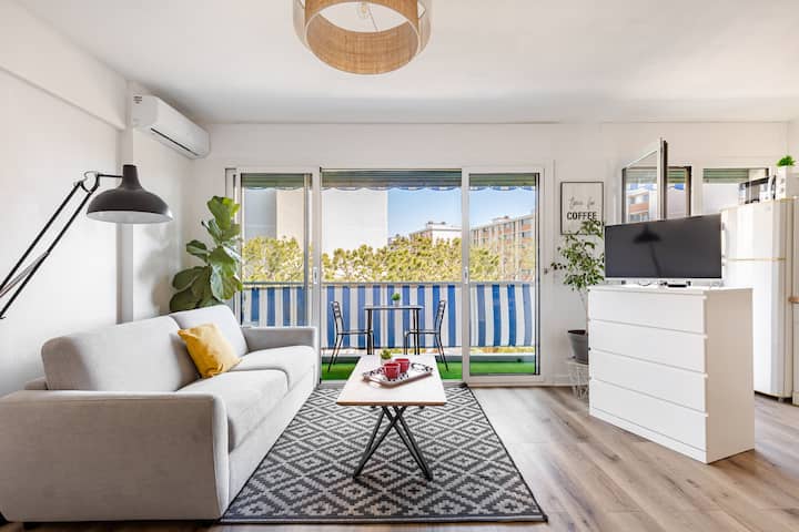 Cagnes 4 Pers Parking Vue Mer Terrasse Climwifi - Cagnes-sur-Mer