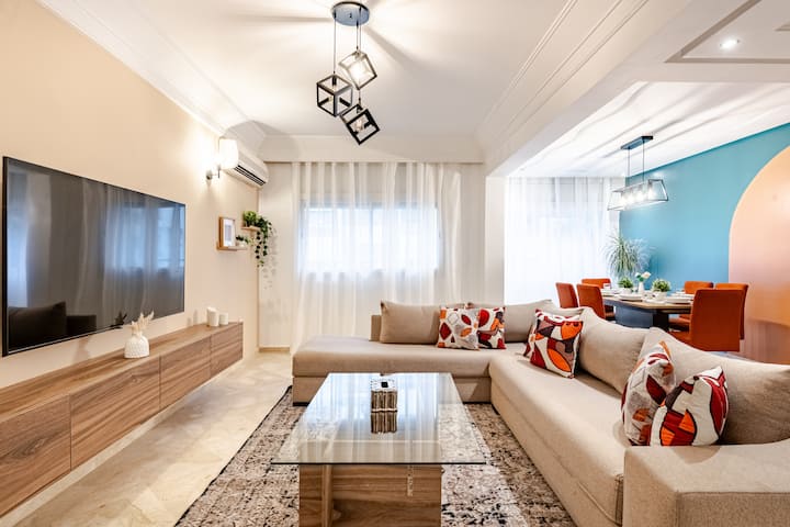 Moderne, 2 Ch, Fibre Optique, A/c Garage Ascenseur - Rabat