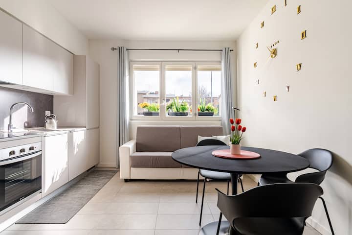 Monolocale Luminoso Vicino Choruslife E Centro - 貝爾加莫