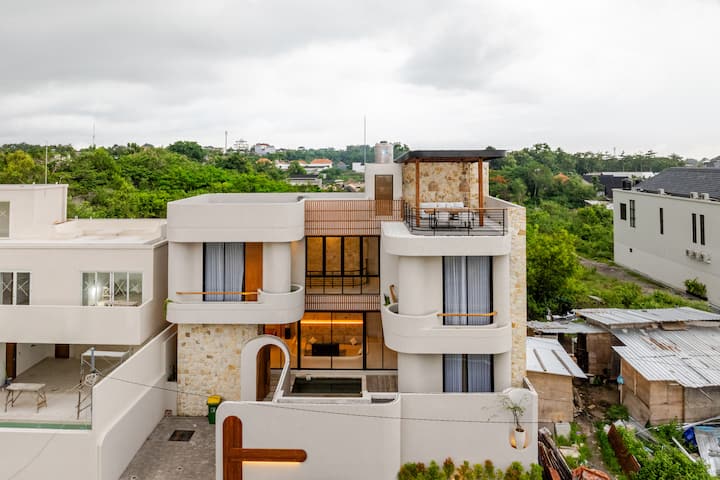 3 Br Villa Mediterania With Ocean View In Ungasan - Indonesia